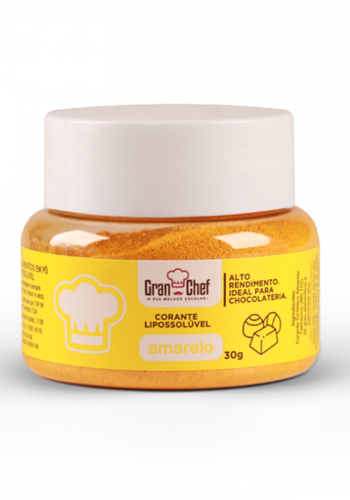 Corante Em pó Lipossol 30g Amarelo