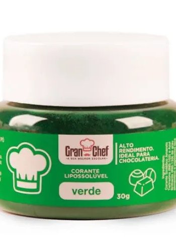 Corante Em pó Lipossol 30g Verde